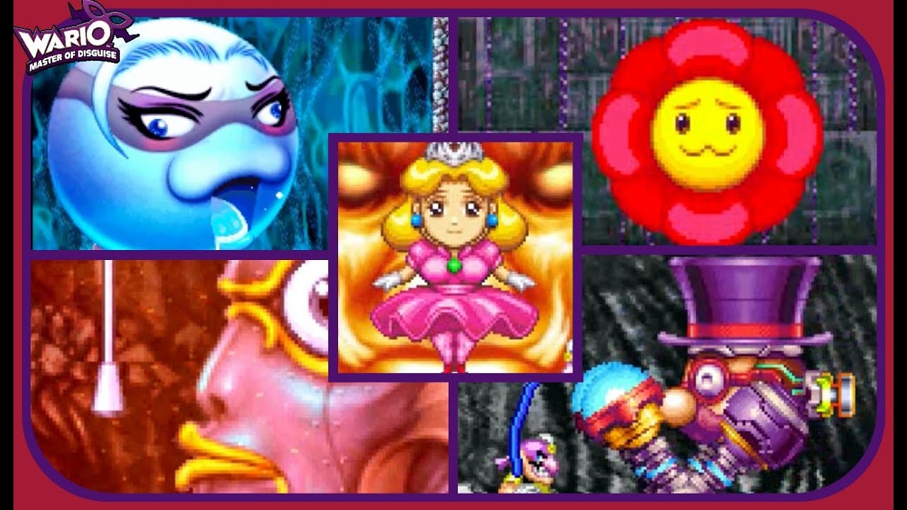 Wario: Master of Disguise - All Boss Encounters - NO DAMAGE!! - YouTube
