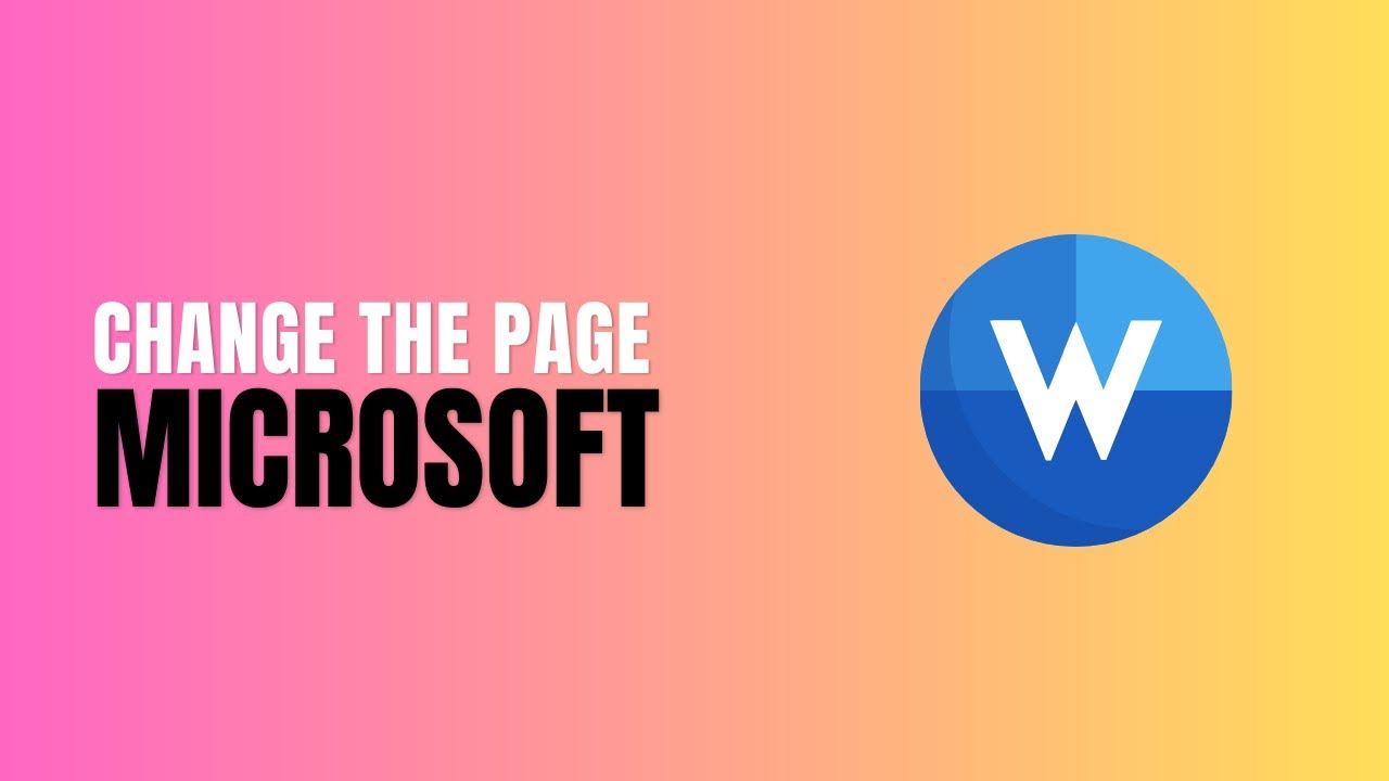 How To Change The Page Value Of Microsoft Word YouTube How To Change The Page Value Of Microsoft Word YouTube