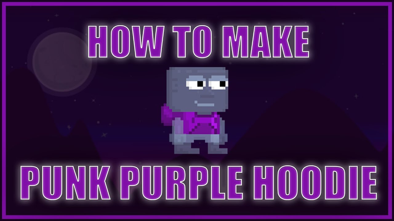 How To Make Punk Purple Hoodie | Growtopia #growtopia - YouTube