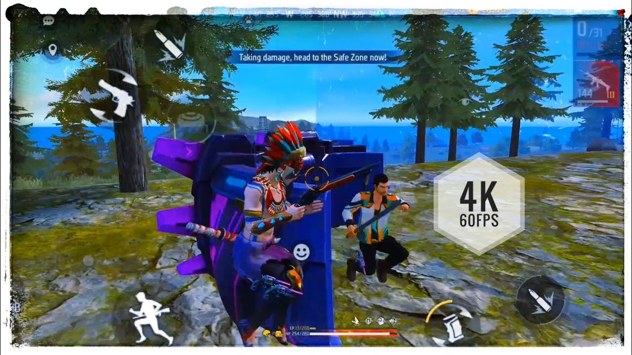 Free fire | peak of Bermuda map | smashing free fire max. - YouTube
