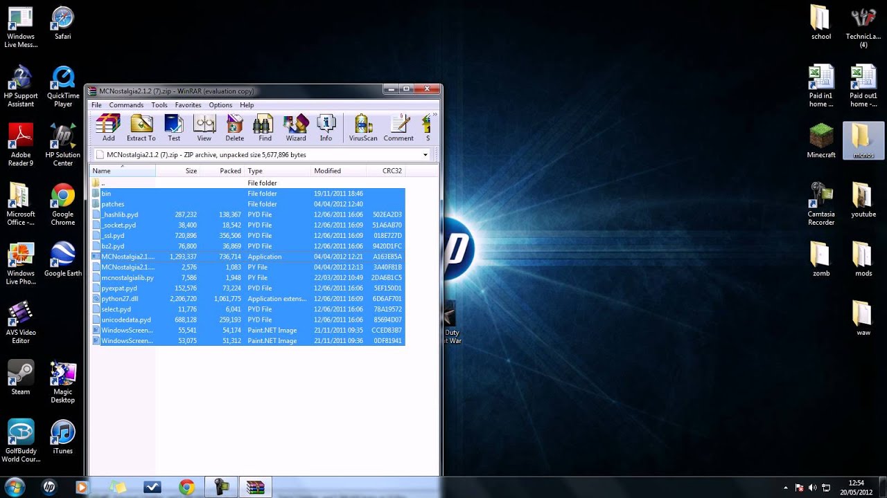 how to install mcnostalgia - YouTube