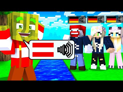 24 STUNDEN... nur ÖSTERREICHISCH REDEN?! (Minecraft Freunde)