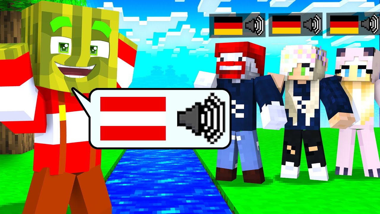 24 STUNDEN... nur ÖSTERREICHISCH REDEN?! (Minecraft Freunde) - YouTube