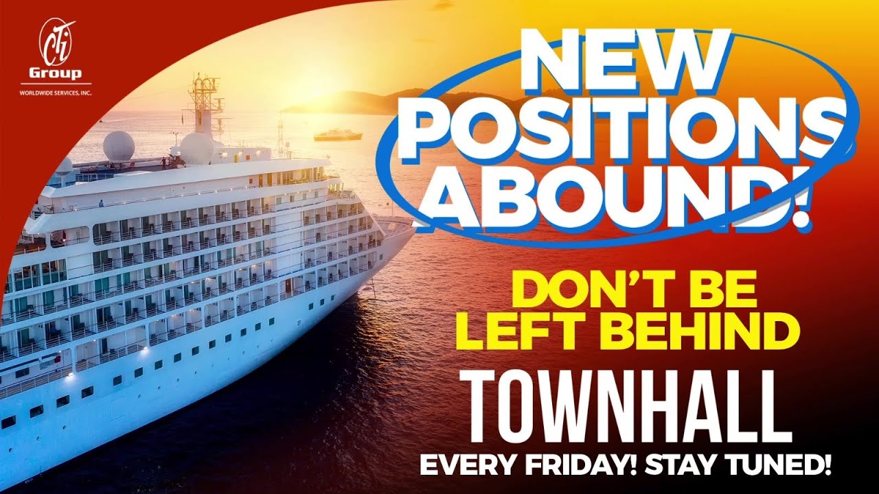 FULL SHOW - CTI Group Townhall - Cruise Jobs - Are you looking for a ...