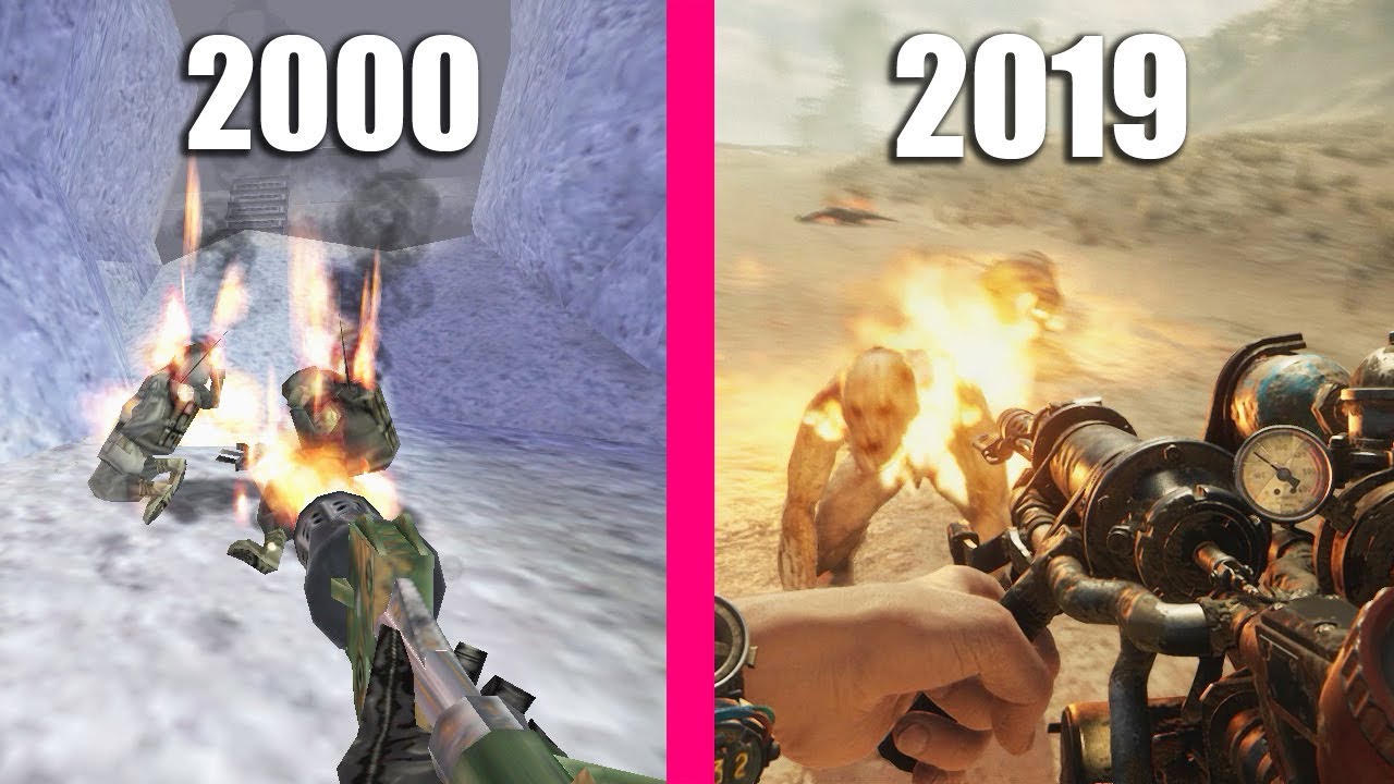 Flamethrower Graphics Evolution in 19 Years of Gaming - YouTube