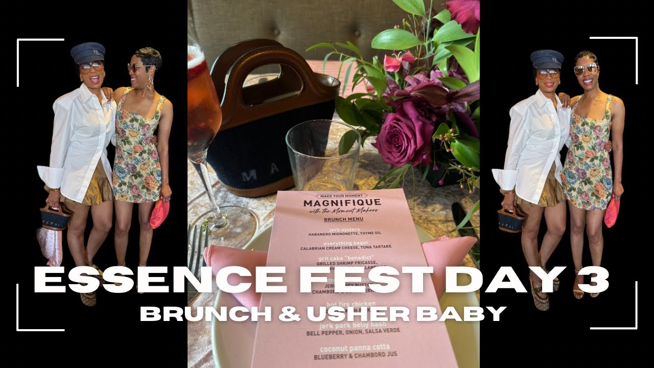 Essence Fest Day 3: Brunch & Usher Concert - YouTube