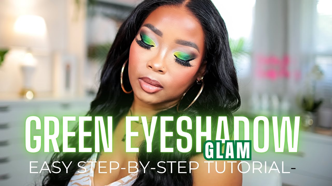Stunning Green Eyeshadow Tutorial | Easy Step-by-Step Makeup Look ...