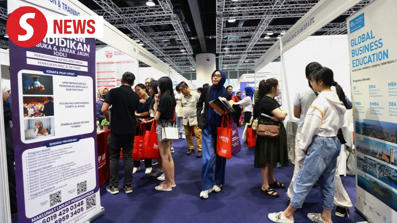 Huge crowds throng Star Education Fair 2025 - YouTube