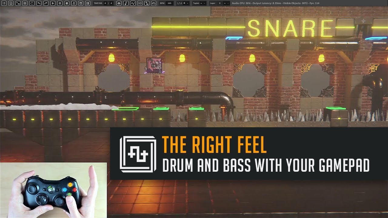 DnB with your gamepad - YouTube