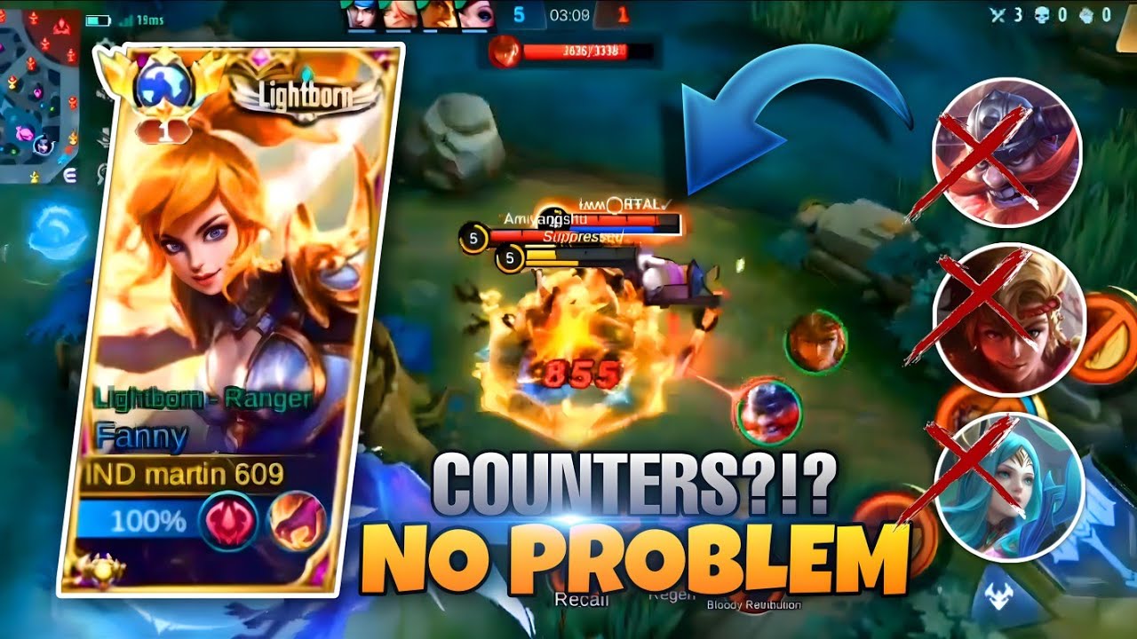 TRY THIS BEST BUILD AND EMBLEM FOR FANNY TO EASILY WIN AGAINST META ...