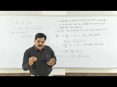 12. Rectilinear Motion with Variable Acceleration - YouTube