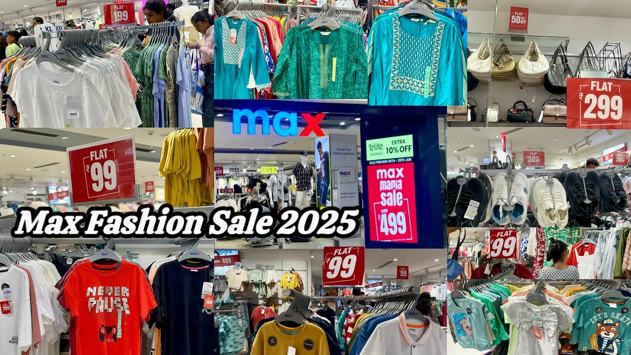 Max Fashion Sale 2025 | Max Mania Sale | Max shopping Mall | Max sale ...