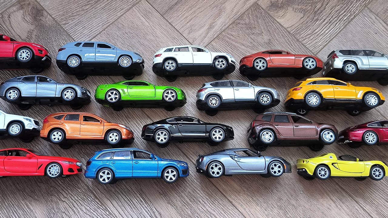 Learn FamousCar Logos With Miniature Model Cars - YouTube