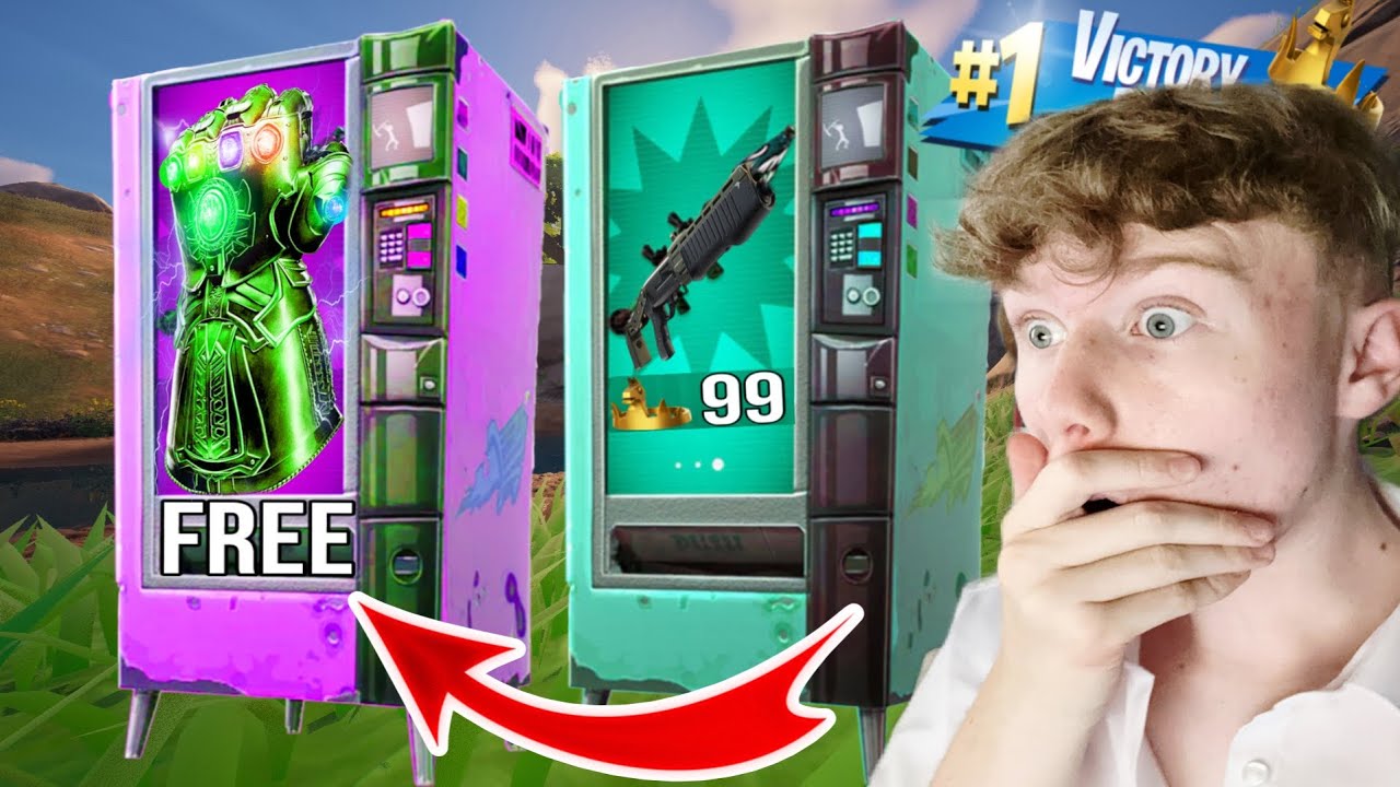 Vending Machine Loot *ONLY* Challenge - YouTube