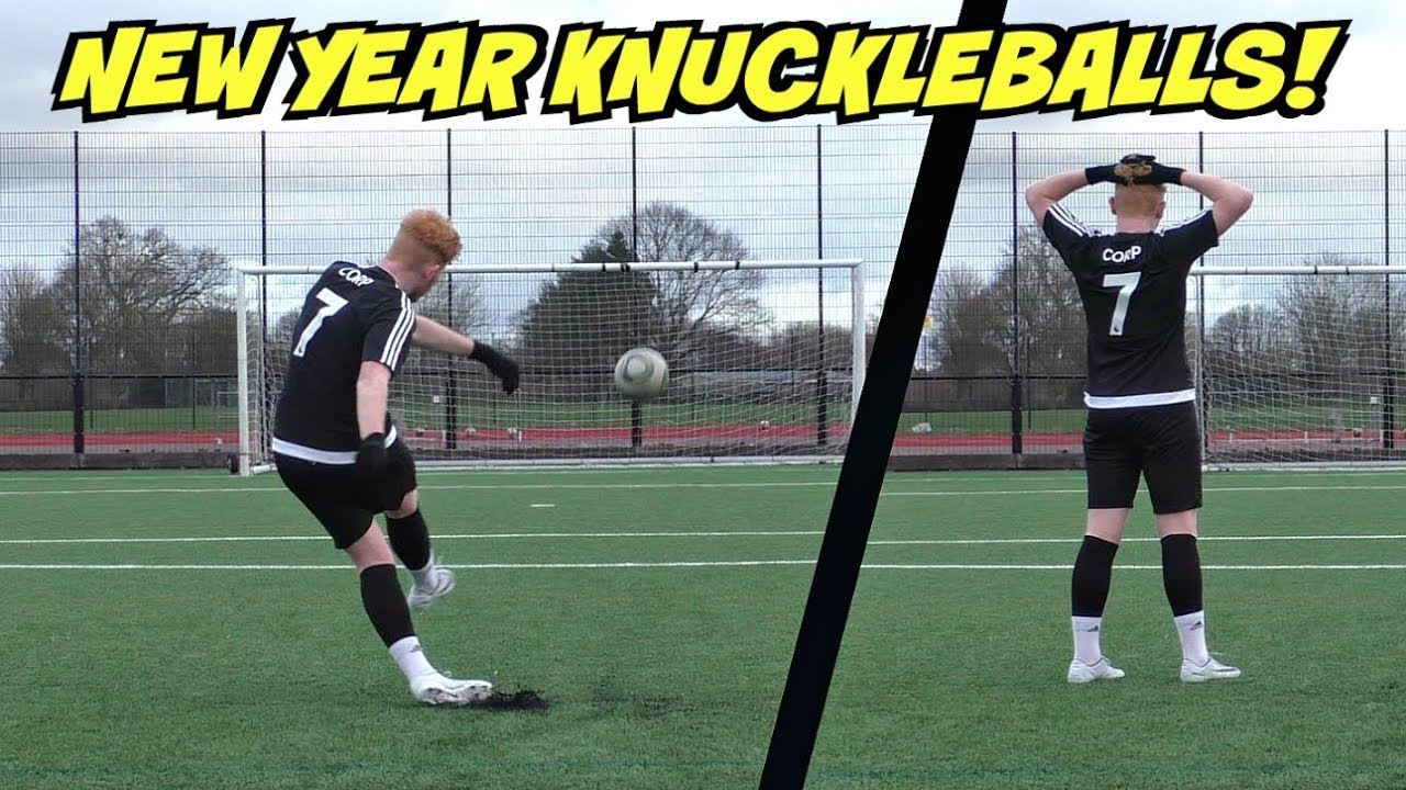 New Year KNUCKLEBALL Goals 2018! | Unedited Freekick Practice - YouTube