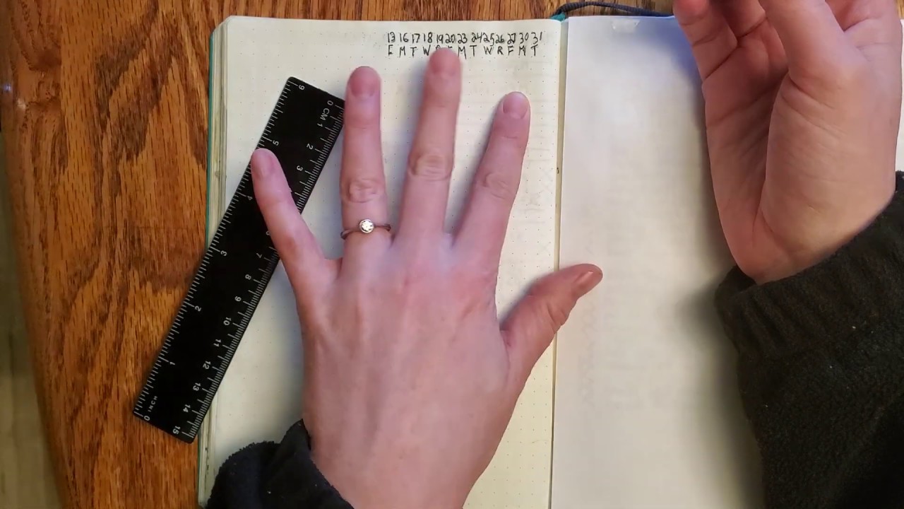 Simple BuJo Monthly Habit Tracker for Work - YouTube