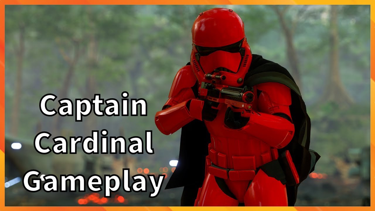 Captain Cardinal Gameplay Star Wars Battlefront 2 - YouTube