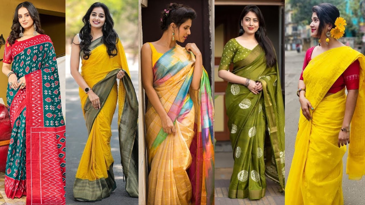 Comfortable sarees for summer//Cotton sarees for daily wear//Everyday ...