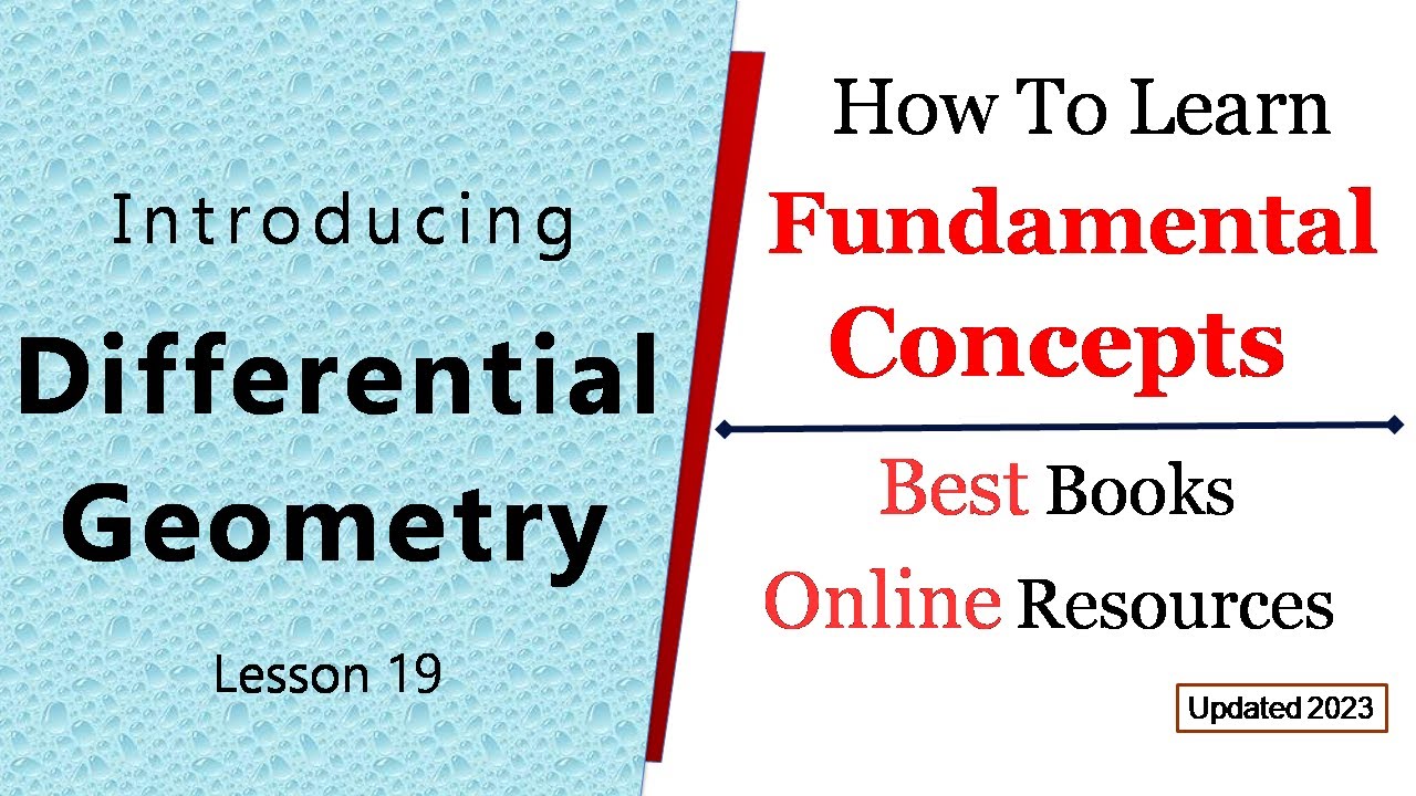 How to learn differential geometry | Differential Geometry msc ...