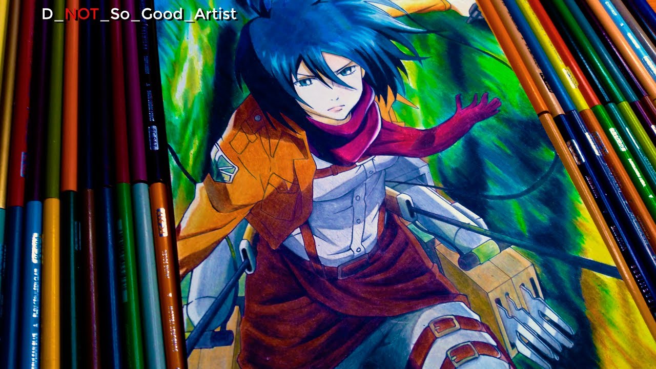 Drawing Mikasa Ackerman | Shingeki no Kyojin / Attack on Titan (進撃の巨人 ...