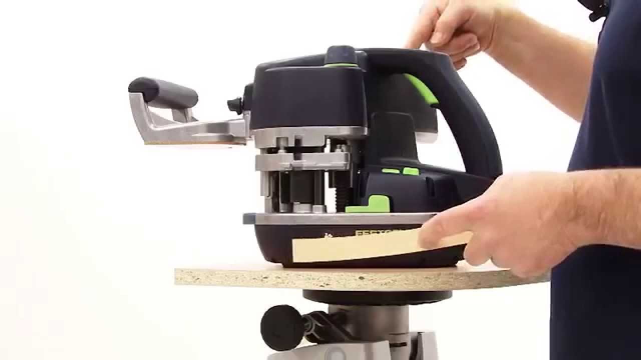 Festool CONTURO Edge Bander: Loading the edge banding - YouTube