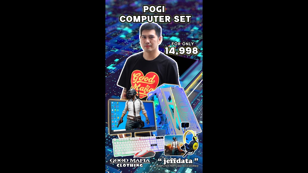 jeffdata PC Complete GAMING Cyborg Computer set start @14998php - YouTube