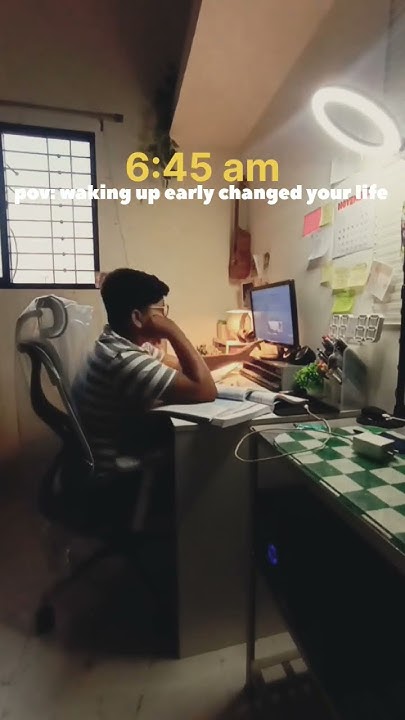 Waking up early changed your life! #motivation #earlymorning #studytips - YouTube