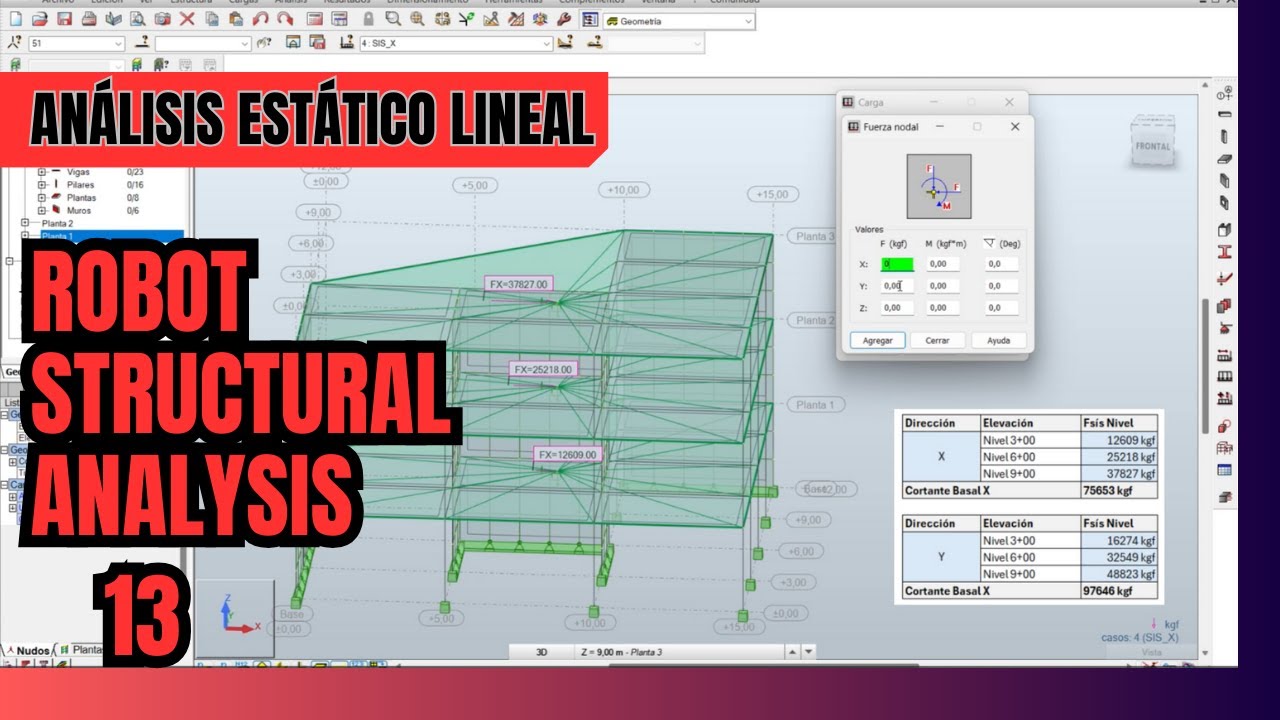 13 Análisis Estático Lineal-Robot Structural Analysis - YouTube