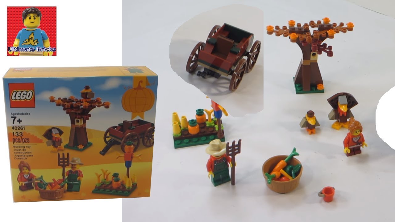 LEGO 2017 Thanksgiving Set - Unboxing & Review set 40261 - YouTube