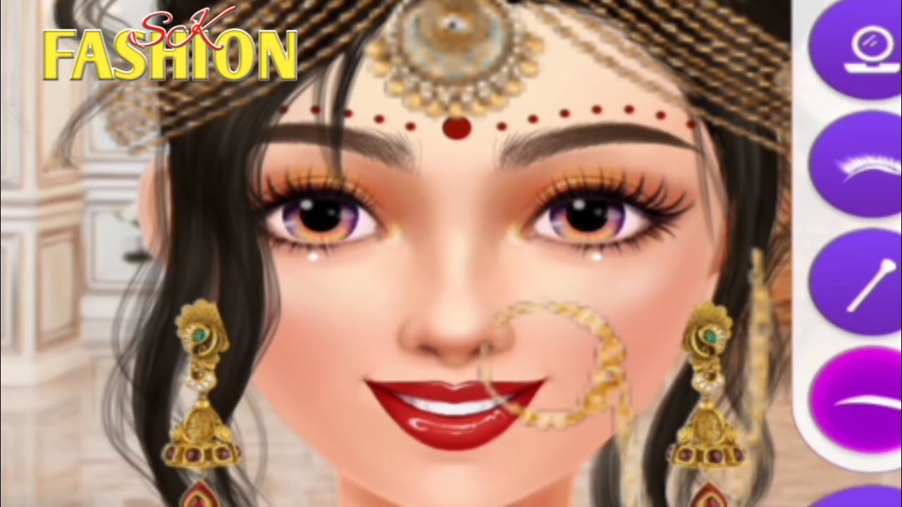 Fashion show competition makeup and games - YouTube
