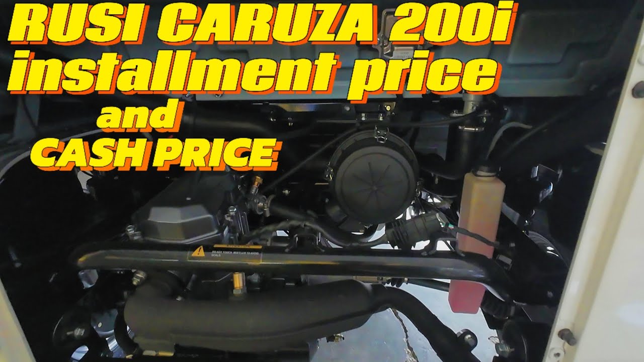 RUSI CARUZA 200i | PRICE FOR INSTALLMENT AND CASH BASAHIN NATIN ANG ...