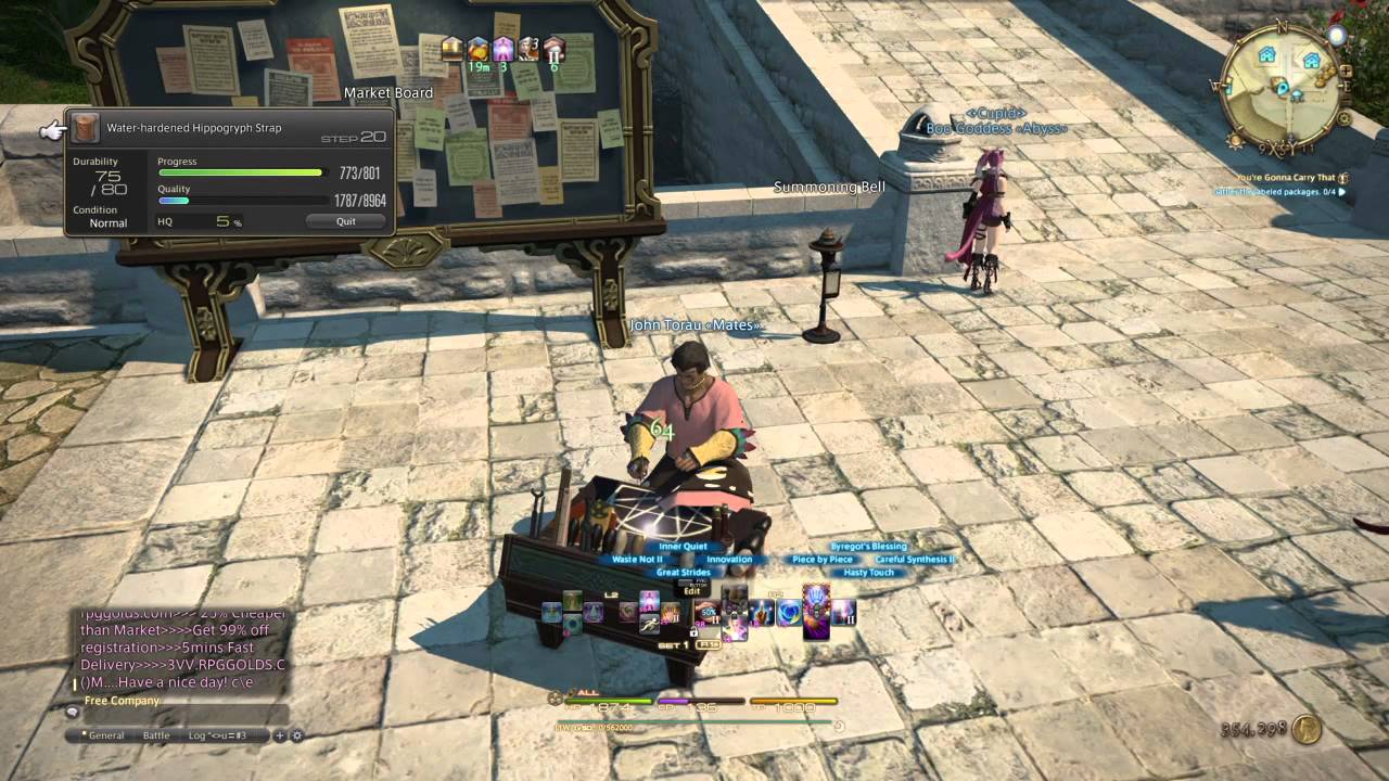 ff14 Master Recipe Book how to craft water hardned hippogryph strap hq ...
