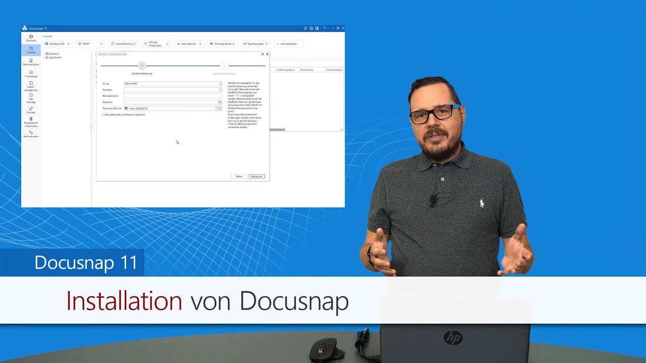 Docusnap 11 Video-Tutorial: Installation - YouTube