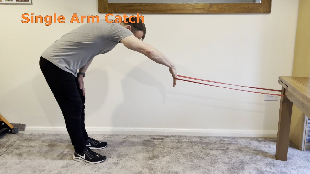 Single Arm Catch (band work) - YouTube