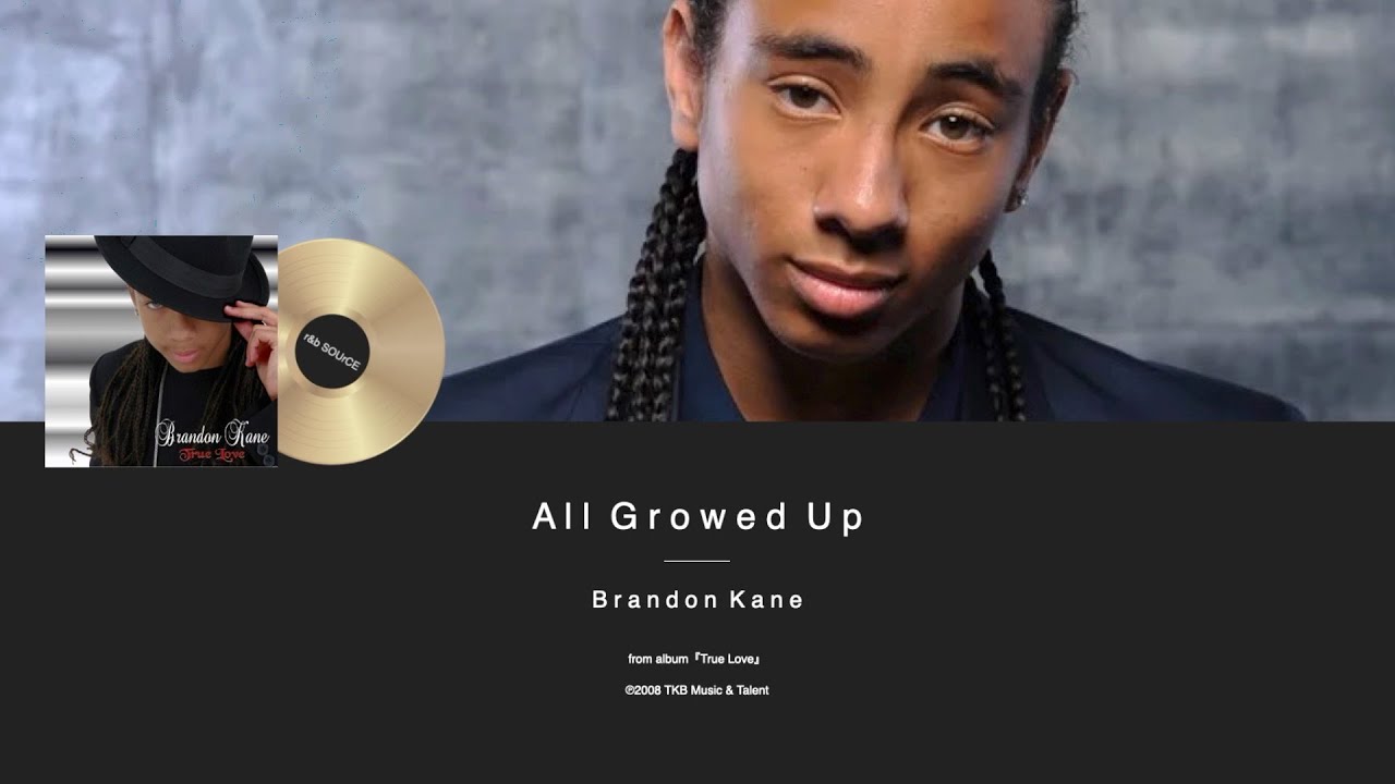 Brandon Kane - All Growed Up (2008 R&B Slow Jam) - YouTube