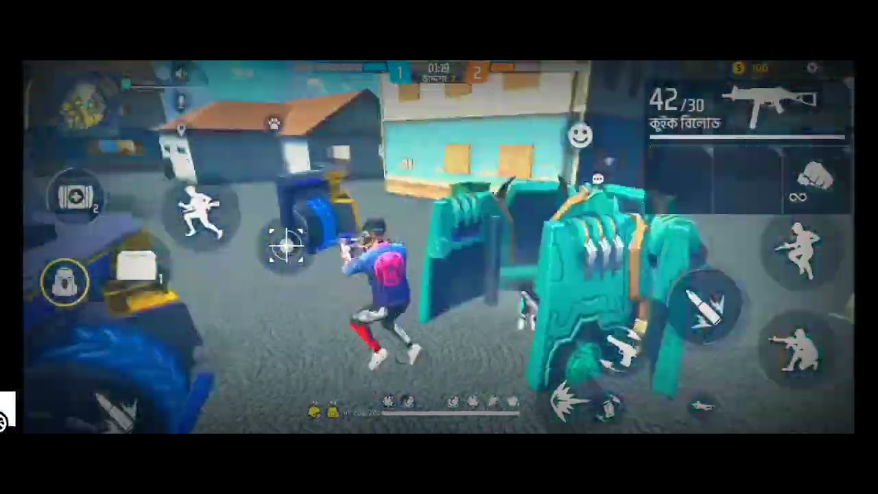 1v1castom game play op head shot # free fir game play - YouTube