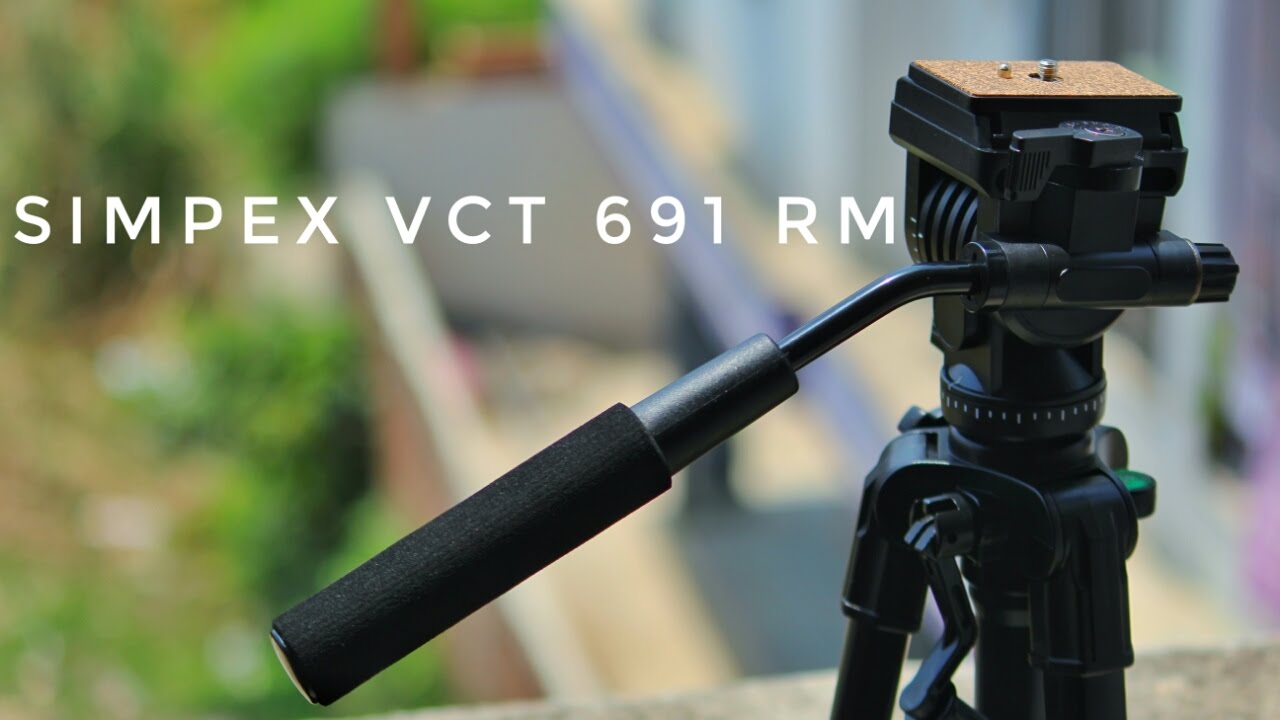 Simpex VCT 691 RM Video Tripod Review ! - YouTube