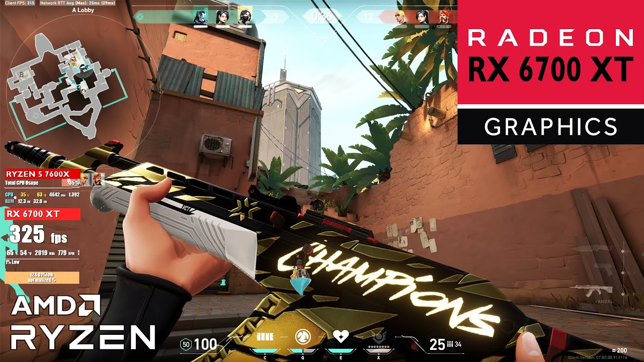 Valorant Bind with Sage : RX 6700 XT & AMD Ryzen 5 7600X | Ultra ...