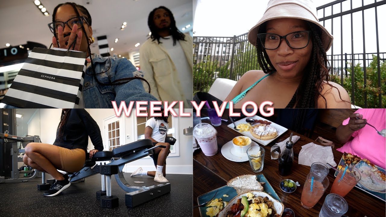 WEEKLY VLOG - Girl, I did A LOT..pool day, chicken tacos, sephora trip ...
