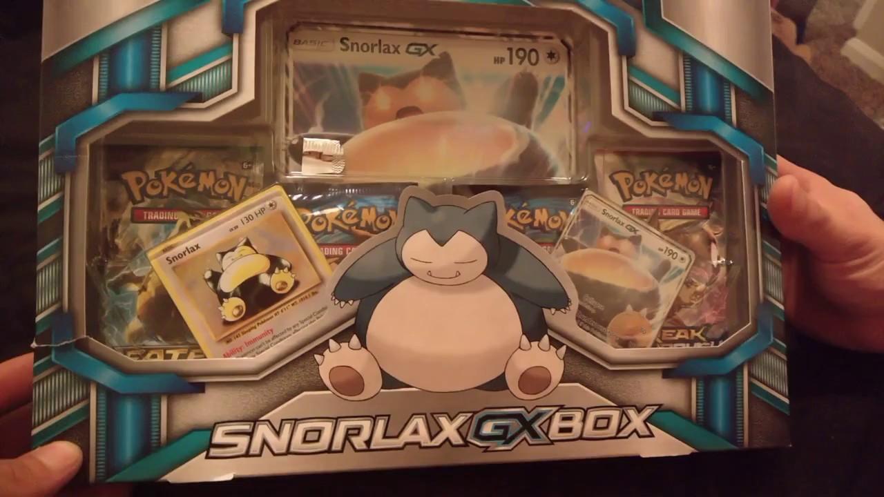 Snorlax GX box - YouTube