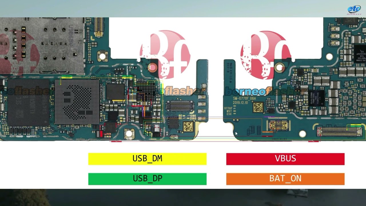 Samsung G770 S10 Lite Charging & Data Line Solution - YouTube