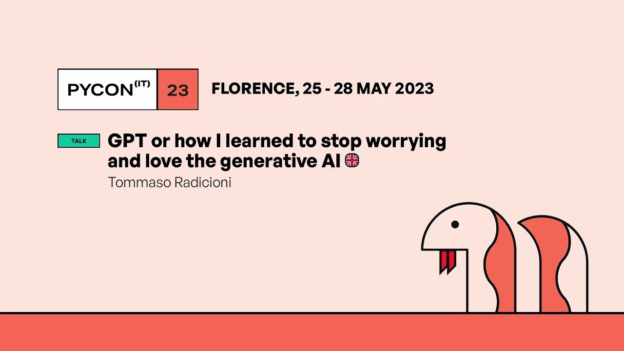 GPT or how I learned to stop worrying and love the generative AI - Tommaso Radicioni - YouTube