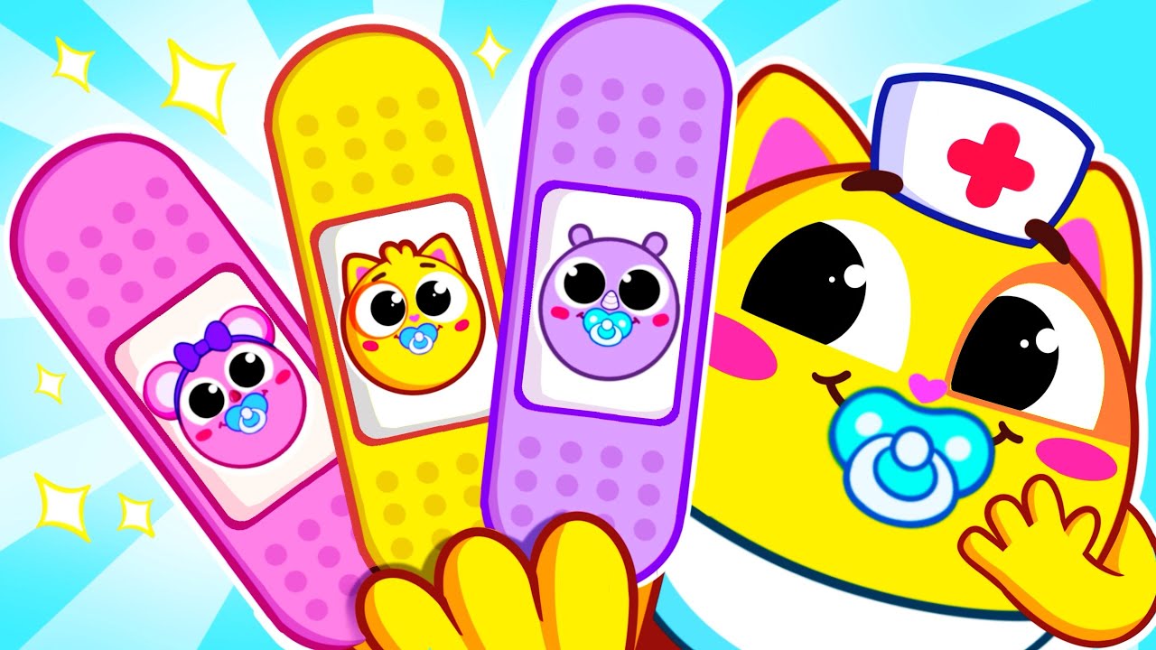 The Bandage Song: Colorful Care! 🩹 Songs for Toddlers 🌈 Muffin Socks ...