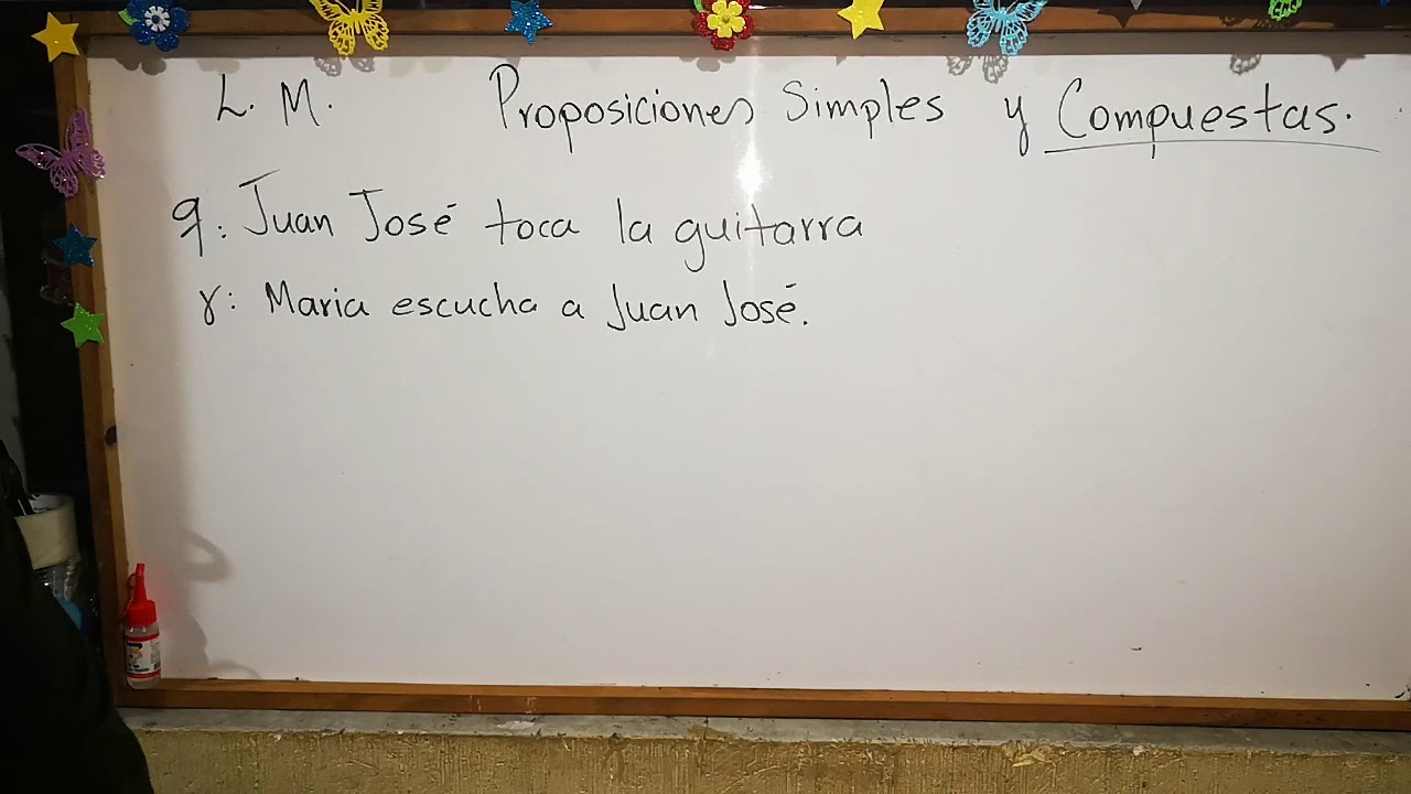 Proposiciones simples y compuestas - YouTube