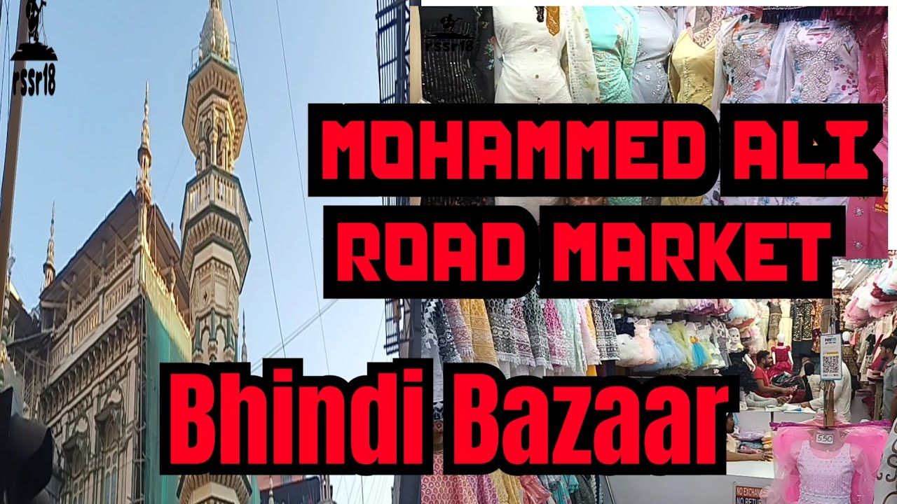 Mohammed Ali road market। Bhindi Bazaar।Complete market tour with price ...