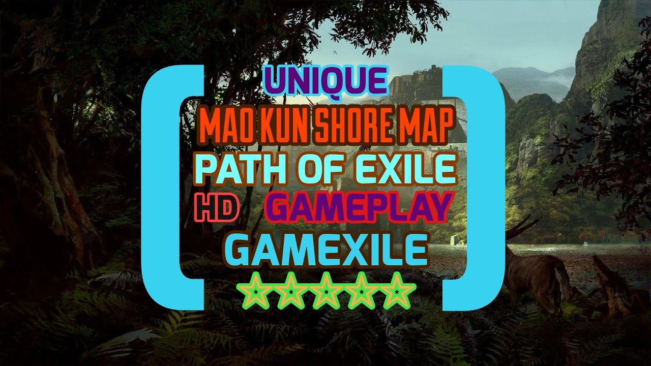 Mao Kun Shore Map (UNIQUE) - Path Of Exile - Occultist Bane Gameplay ...