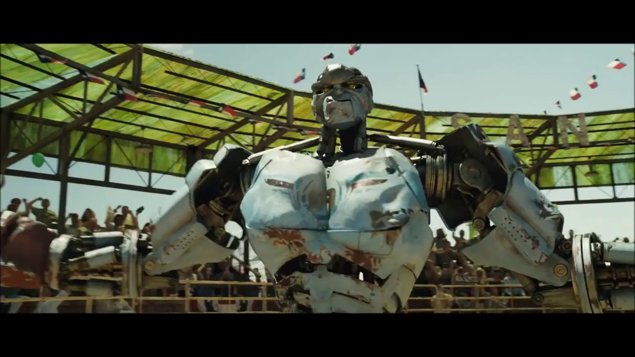 Real steel eminem till i collapse - YouTube