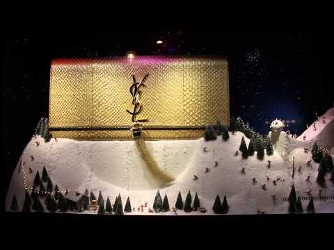 Selfridges Christmas Window   Louis Vuitton purse