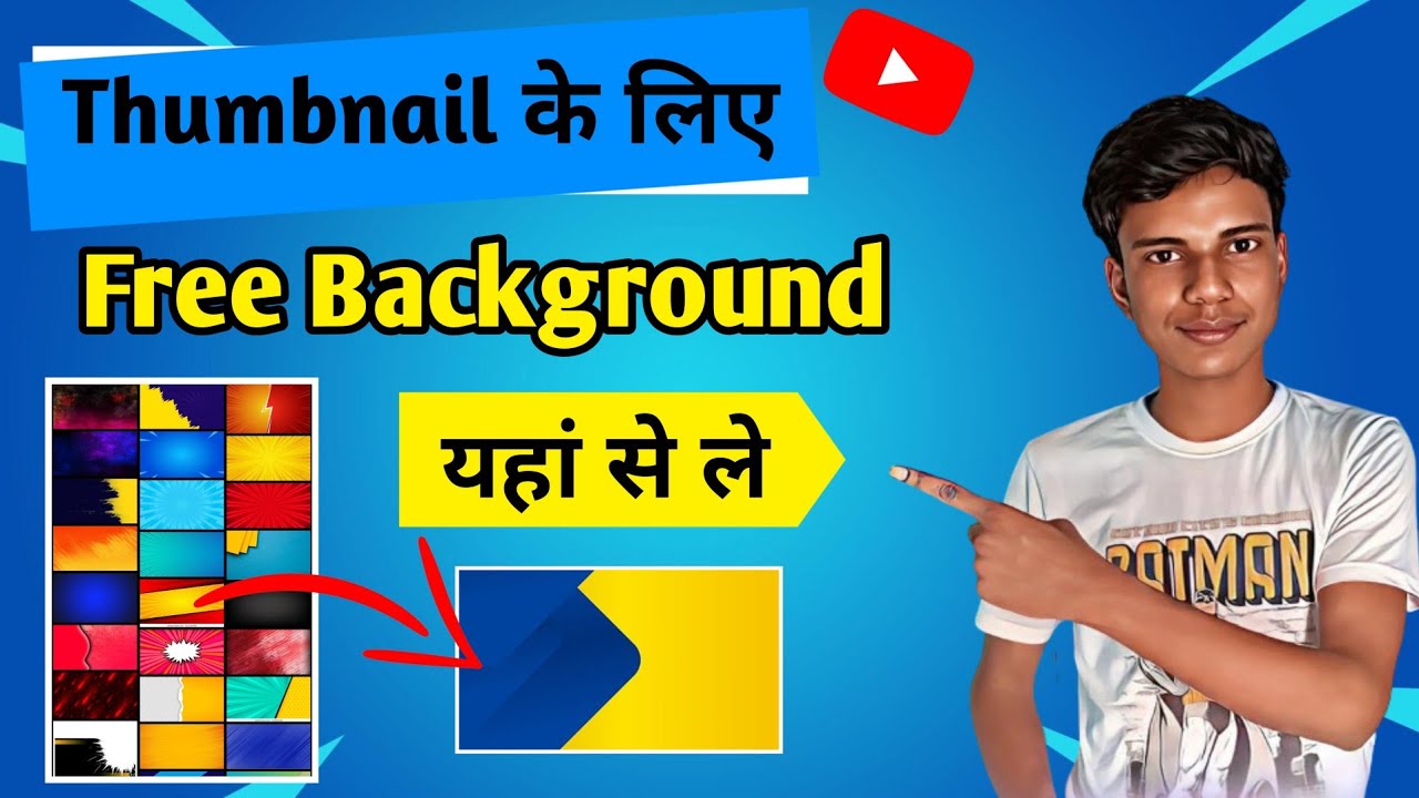 How To Download Free Thumbnail Background For Youtube Thumbnail ...