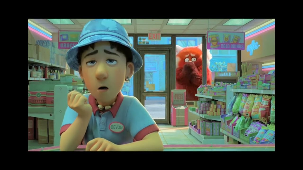 Turning Red: Escaping The School - YouTube